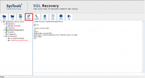 Technique to Recover Stored Procedure / Views in SQL Server
