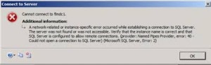 How To Fix Microsoft SQL Server Error 2 Issue